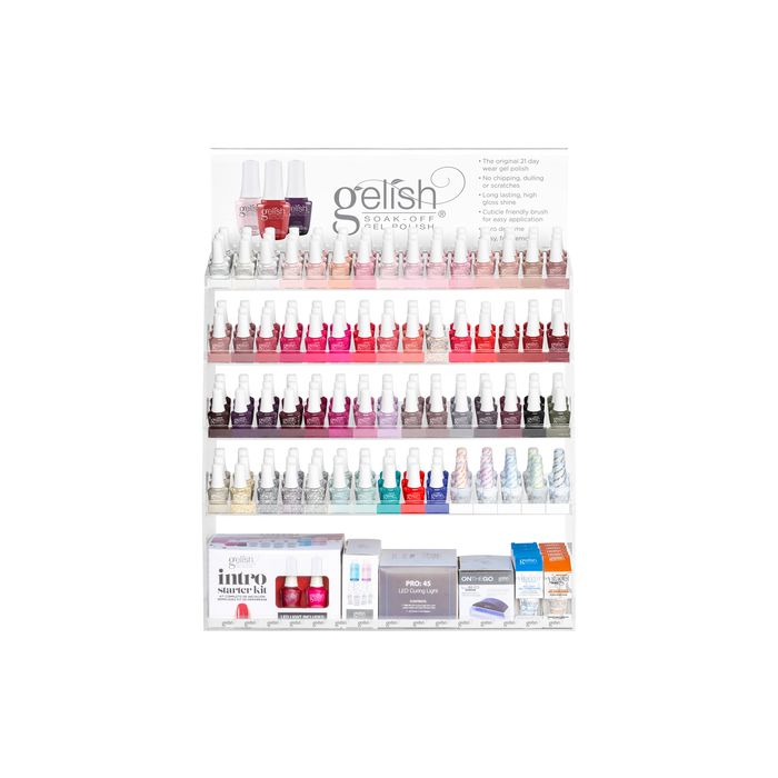 180PC EMPTY ARCYLIC DISPLAY - INCLUDES RACK, PLANOGRAM STRIPS AND ...