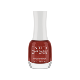 Entity Color Couture Gel Lacquer All Made Up, 0.5 oz. RED GLITTER